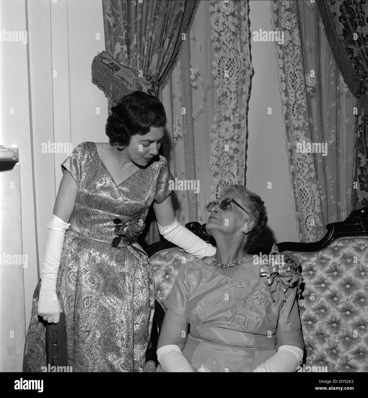 A photograph of President Lyndon B. Johnson’s inauguration in 1964 ...