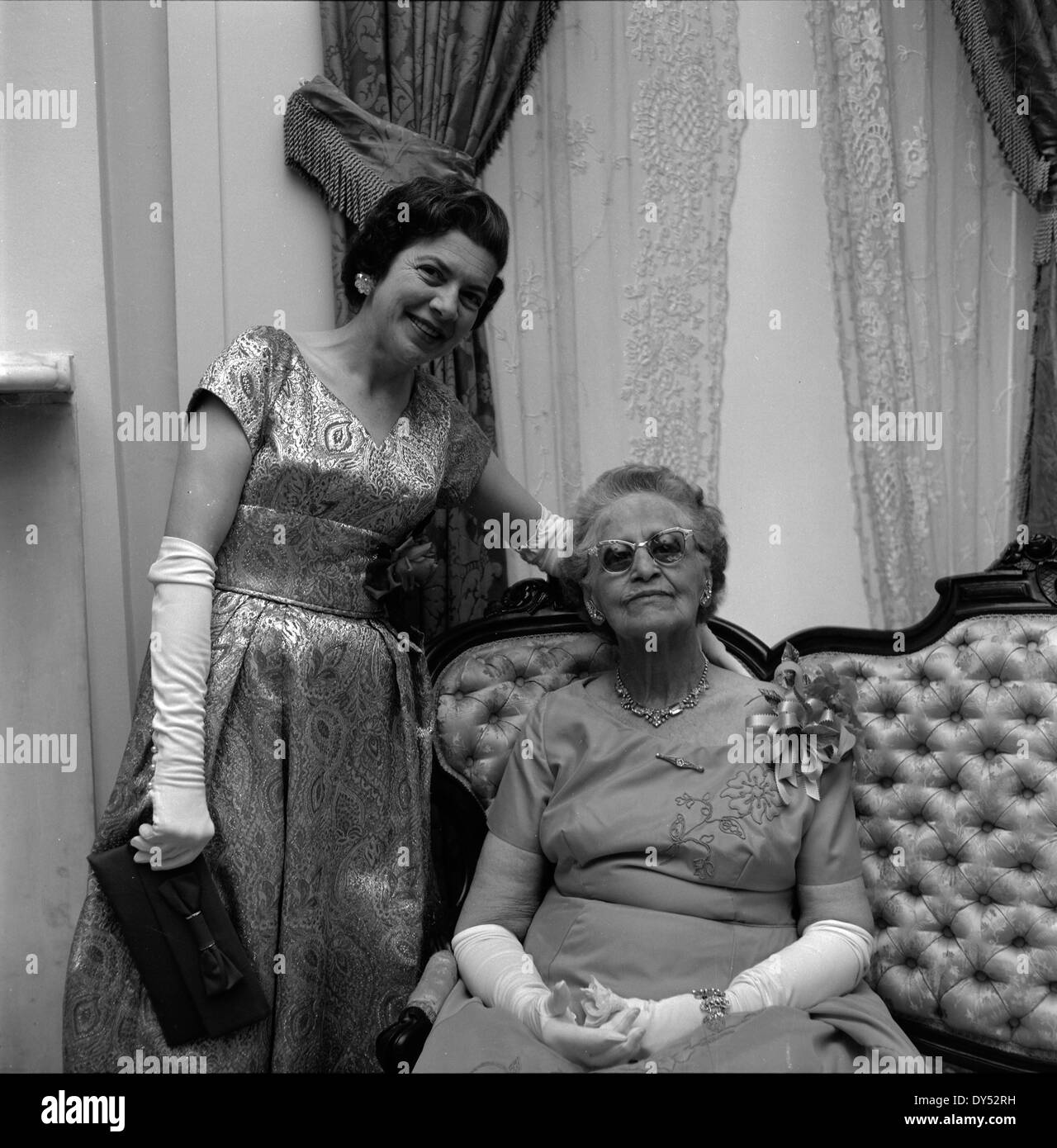 The inauguration of President Lyndon B. Johnson in 1964 is captured in ...