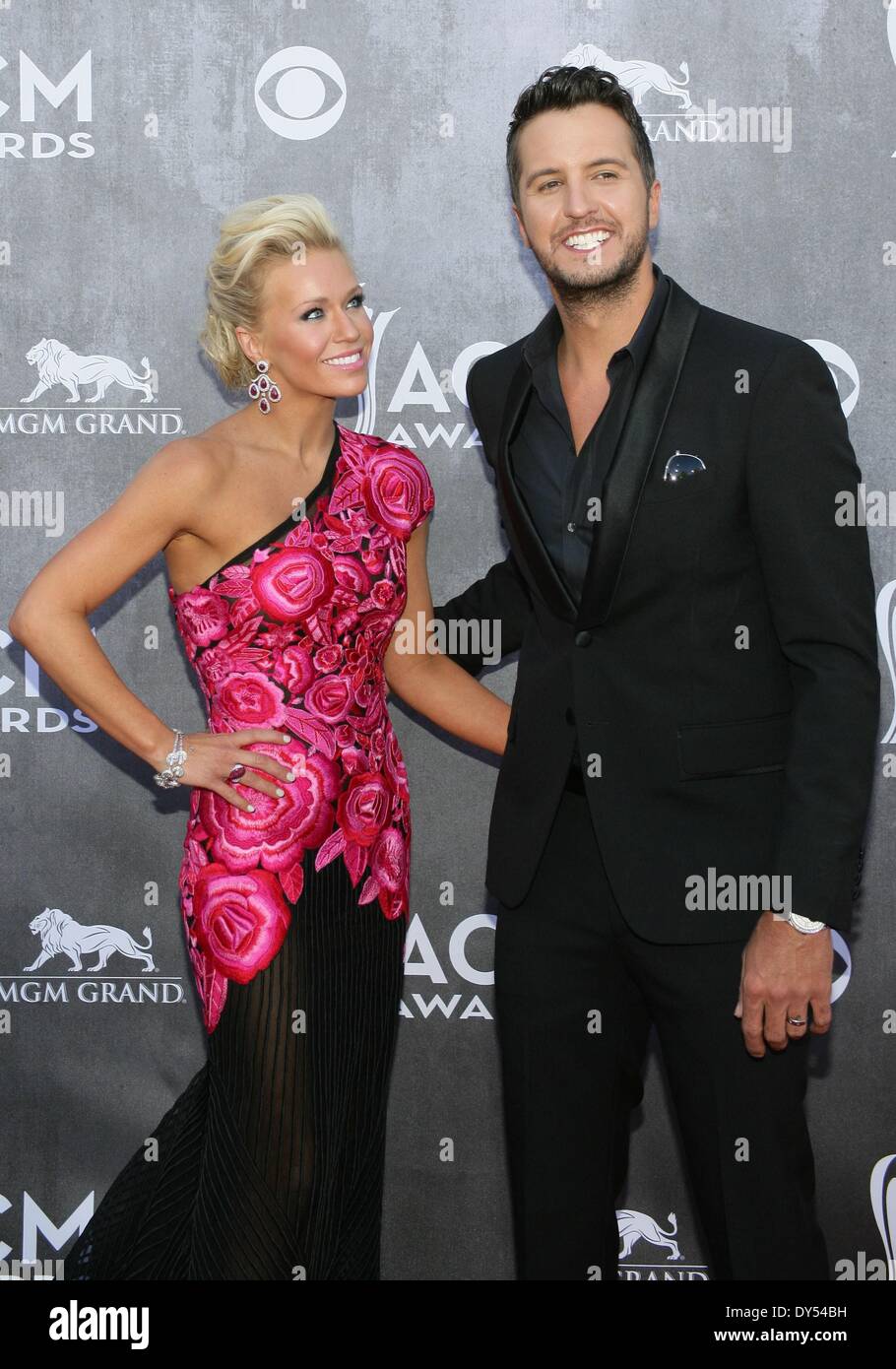 Las Vegas, NV, USA. 6th Apr, 2014. Caroline Bryan, Luke Bryan at ...