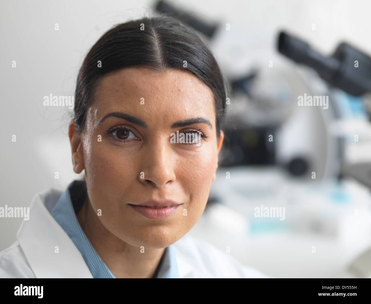 Portrait of a female researcher Stock Photo - Alamy