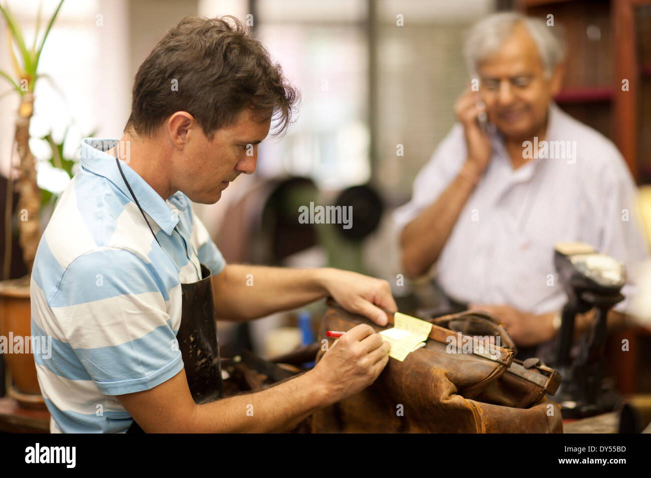 Old indian writing hi-res stock photography and images - Alamy