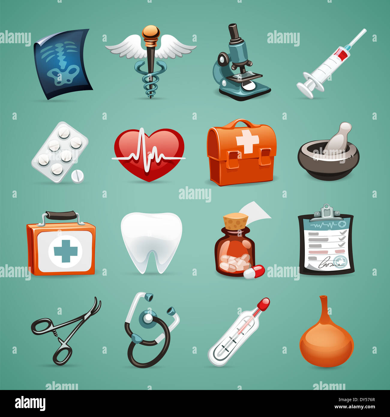 Medical Icons Set1.1 In the EPS file, each element is grouped ...