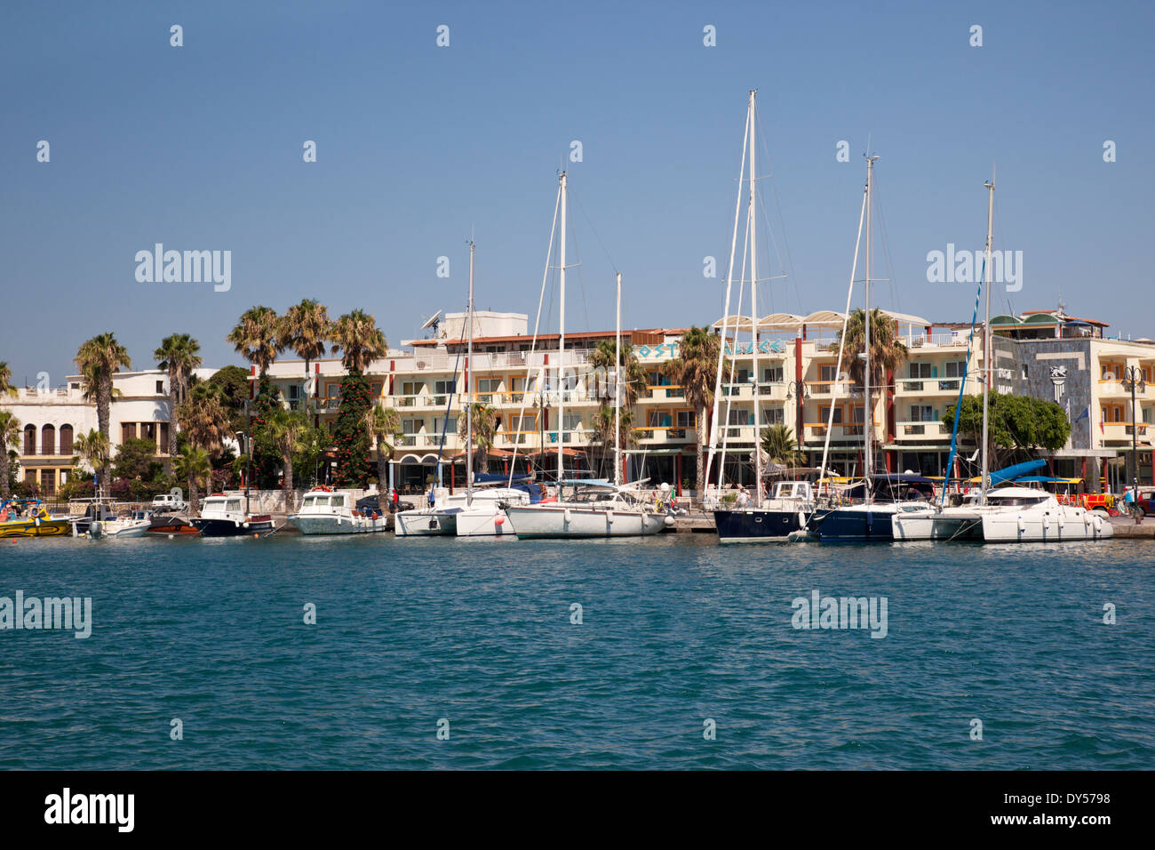 Kos town waterfront, Kos, Greece Stock Photo - Alamy