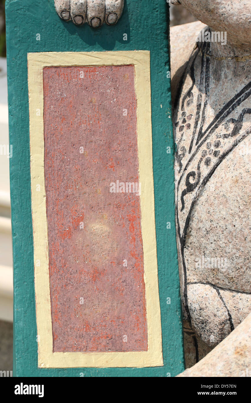 Labels carved from stone for background Stock Photo - Alamy