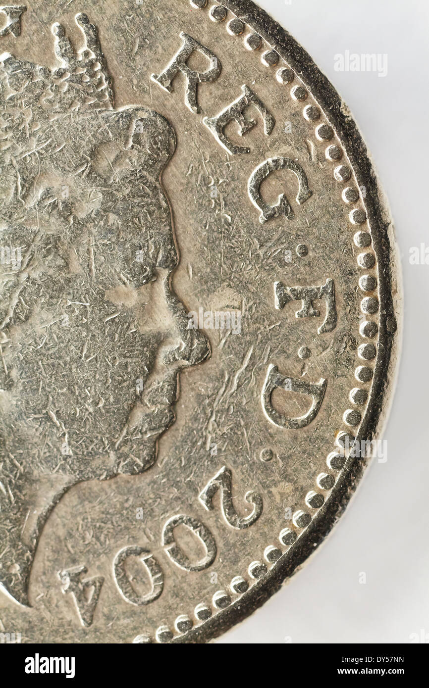 Queens head coin hi-res stock photography and images - Alamy