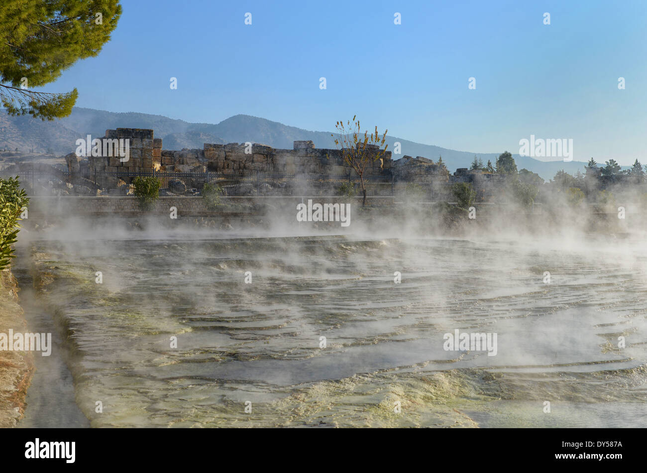 Hot Springs in Pamukkale, Turkey Stock Photo - Alamy