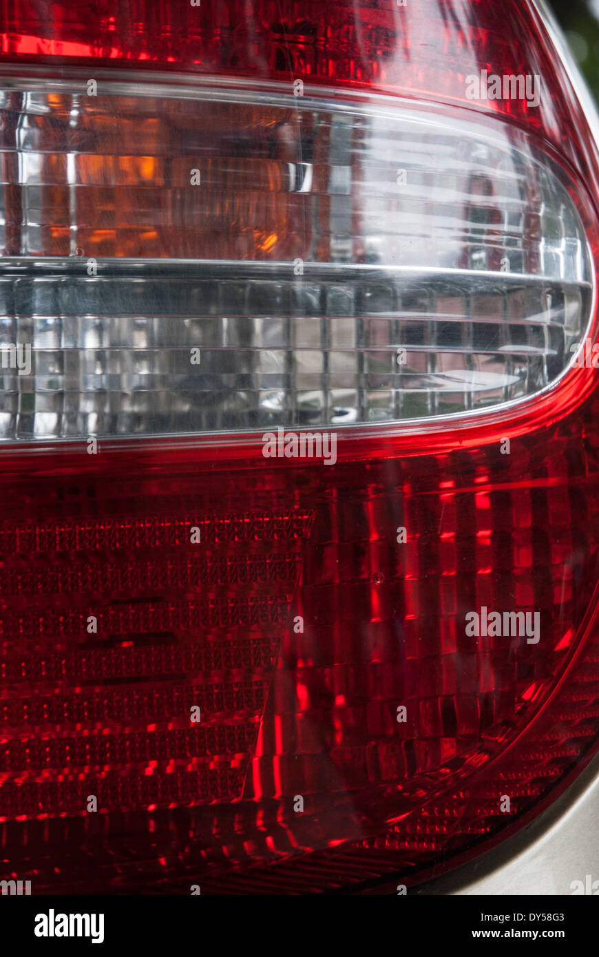 Close up car brake lights Stock Photo - Alamy