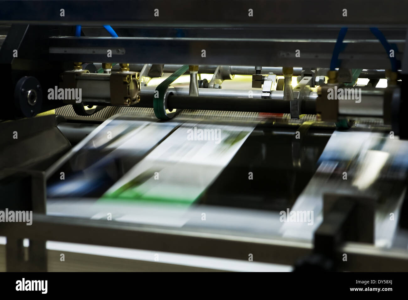 Polygraphic process in a modern printing house Stock Photo - Alamy