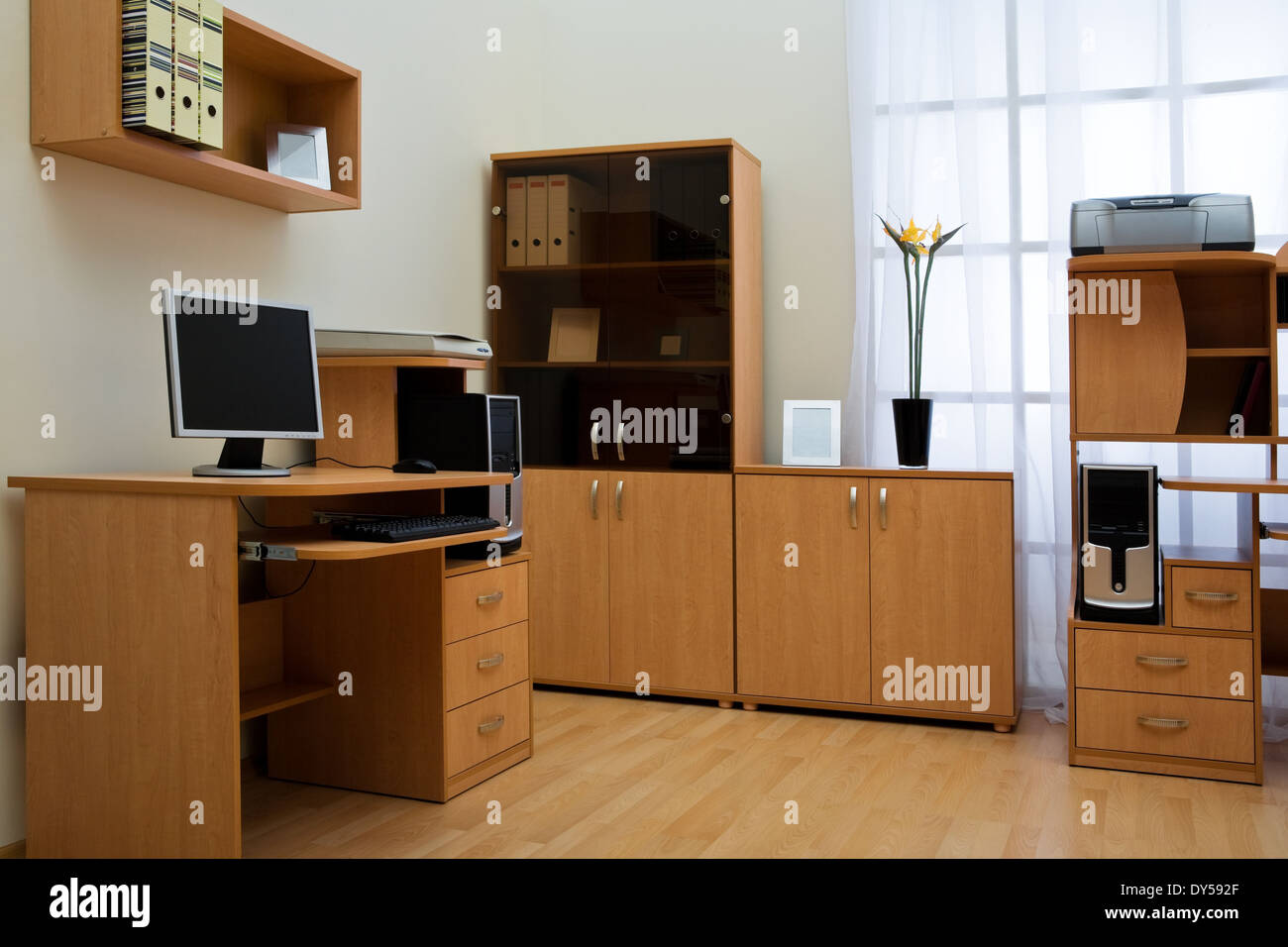 Beautiful conditions at modern and light office Stock Photo - Alamy