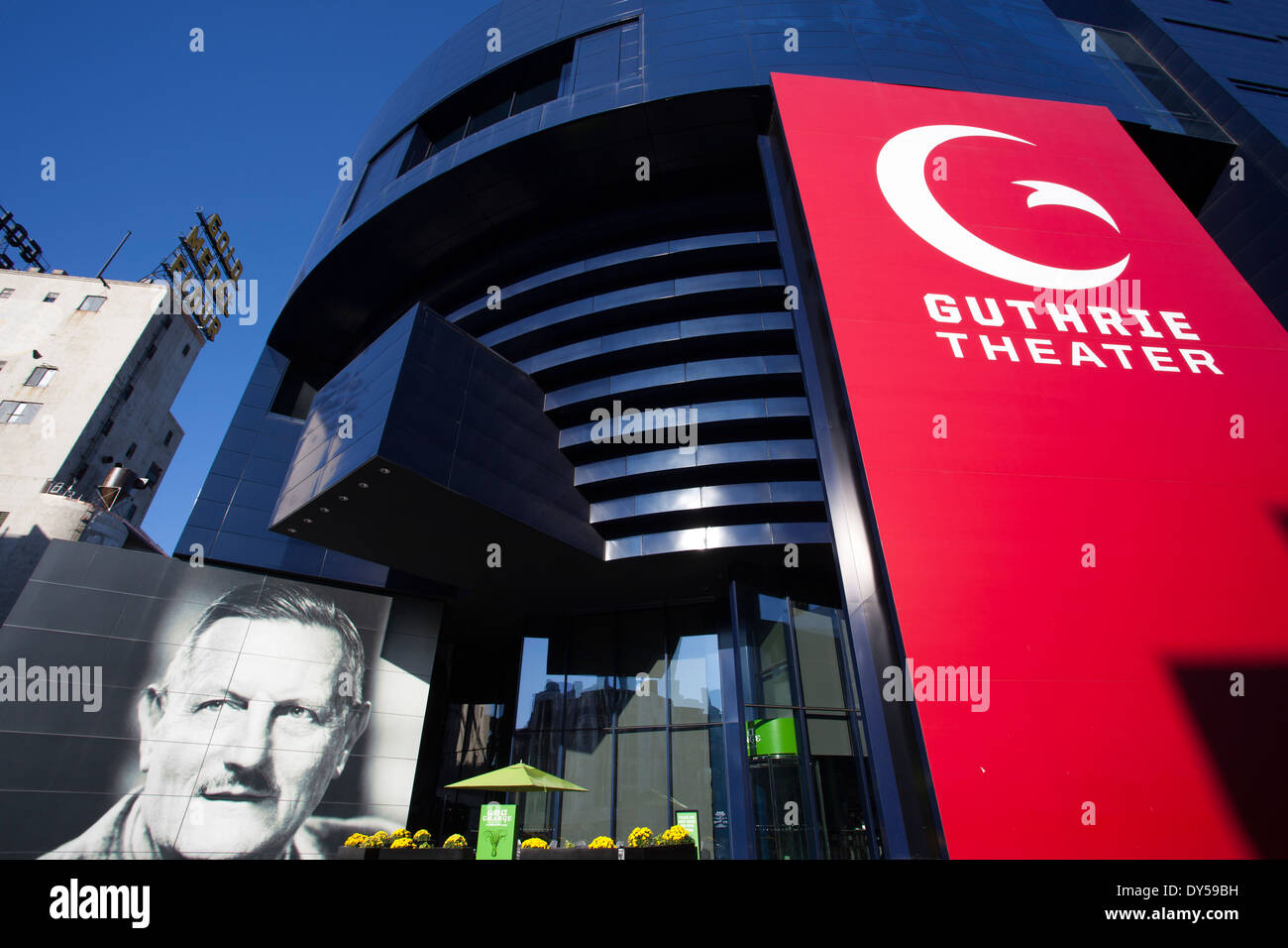USA, Minnesota, Minneapolis, Guthrie Theater exterior, Jean Nouvel ...