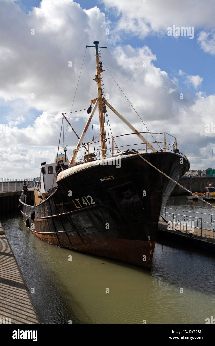 Mincarlo trawler - now a museum to Lowestoft's fishing past Stock Photo ...