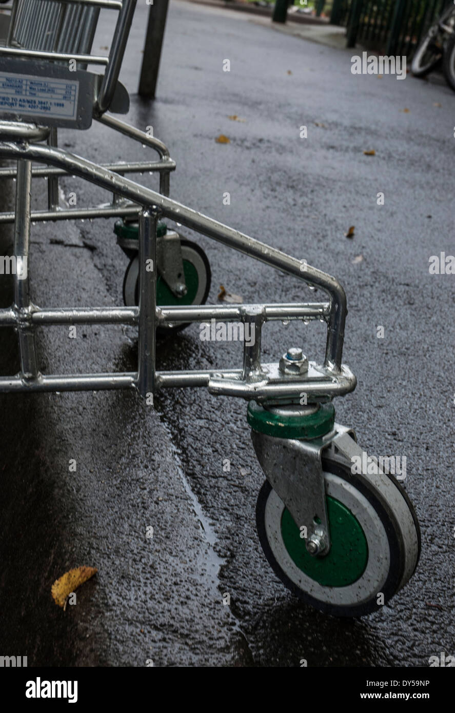 Close up wheel trolley hi-res stock photography and images - Alamy