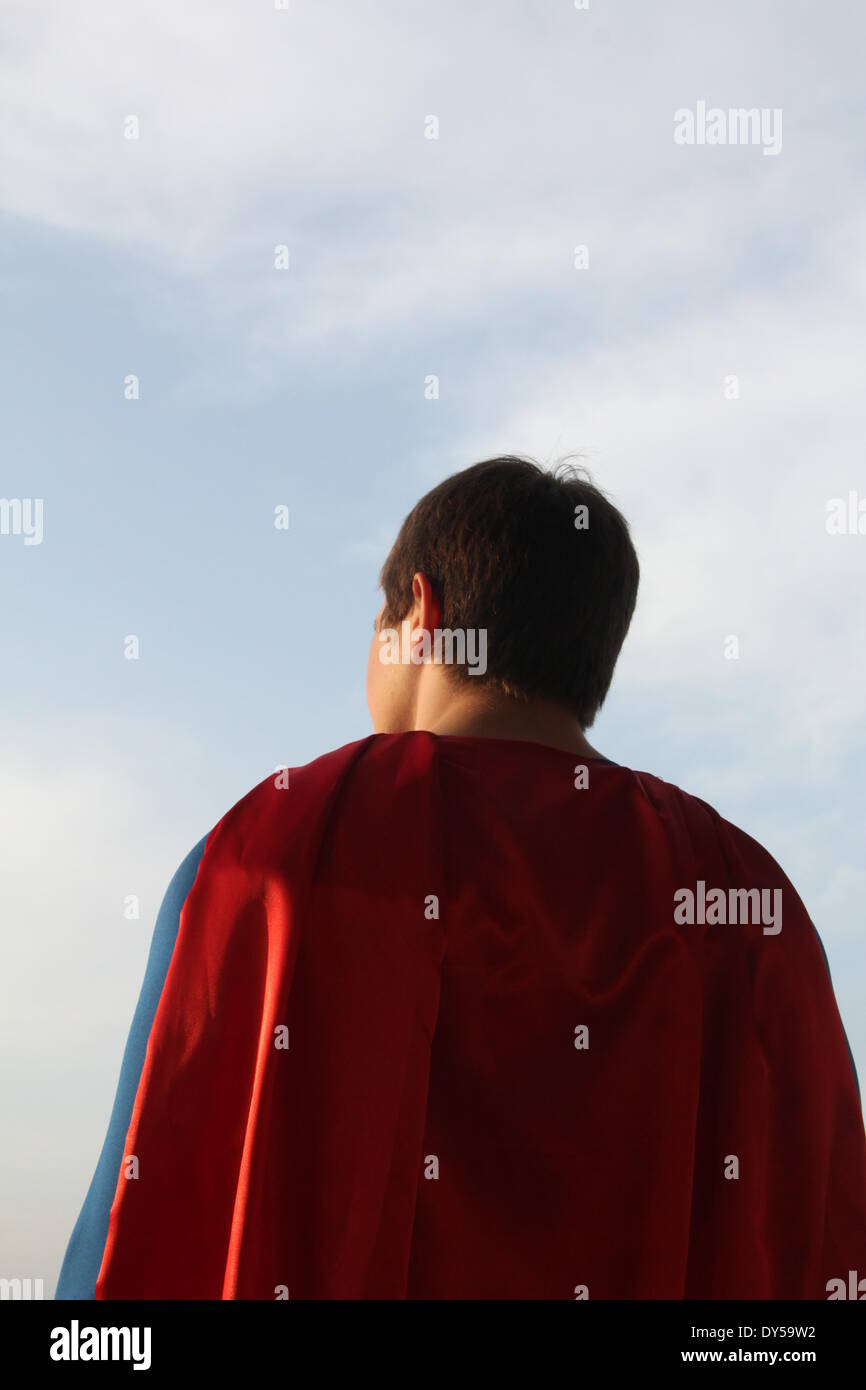 Superman crowd hi-res stock photography and images - Alamy