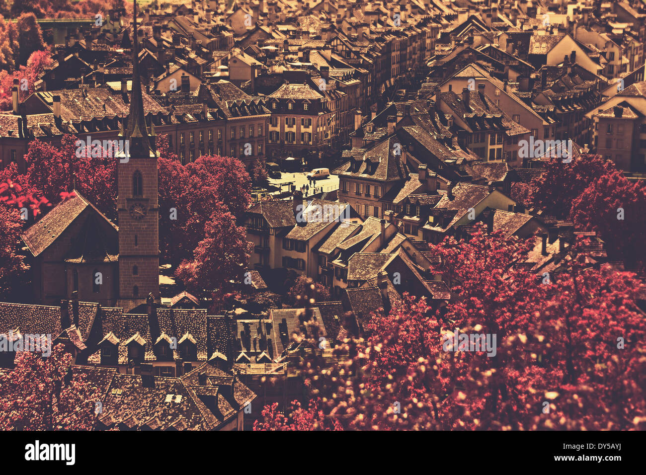 Swiss roof hi-res stock photography and images - Alamy