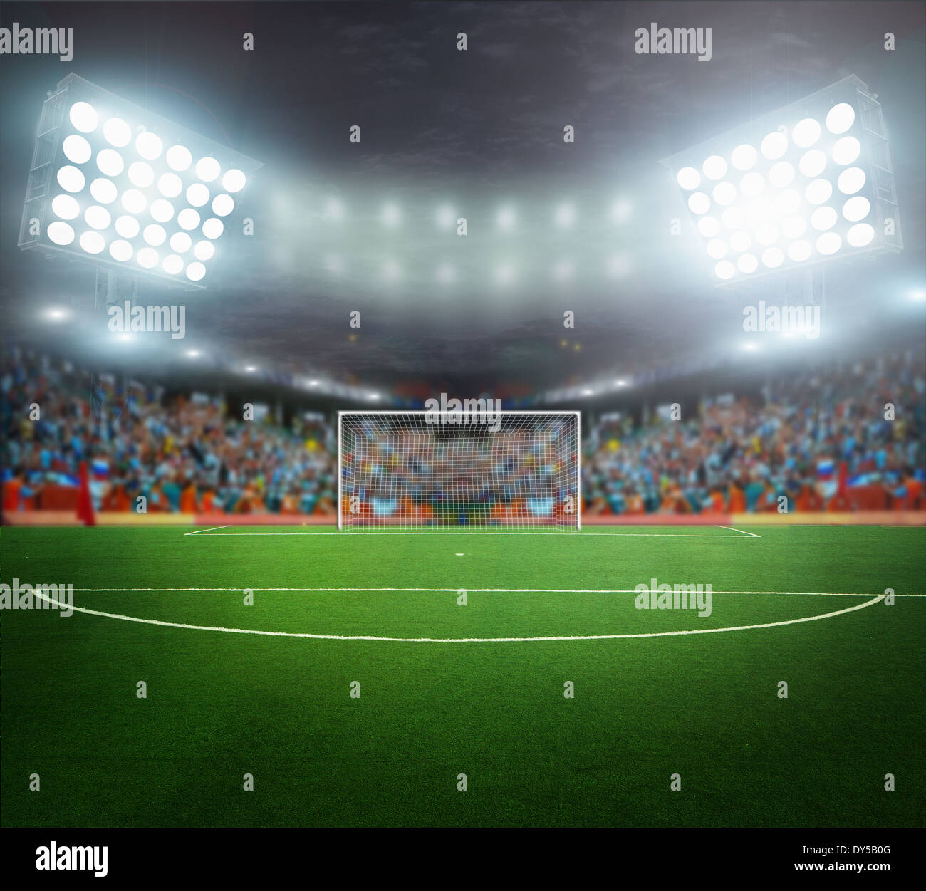On the stadium. abstract football or soccer backgrounds Stock Photo - Alamy