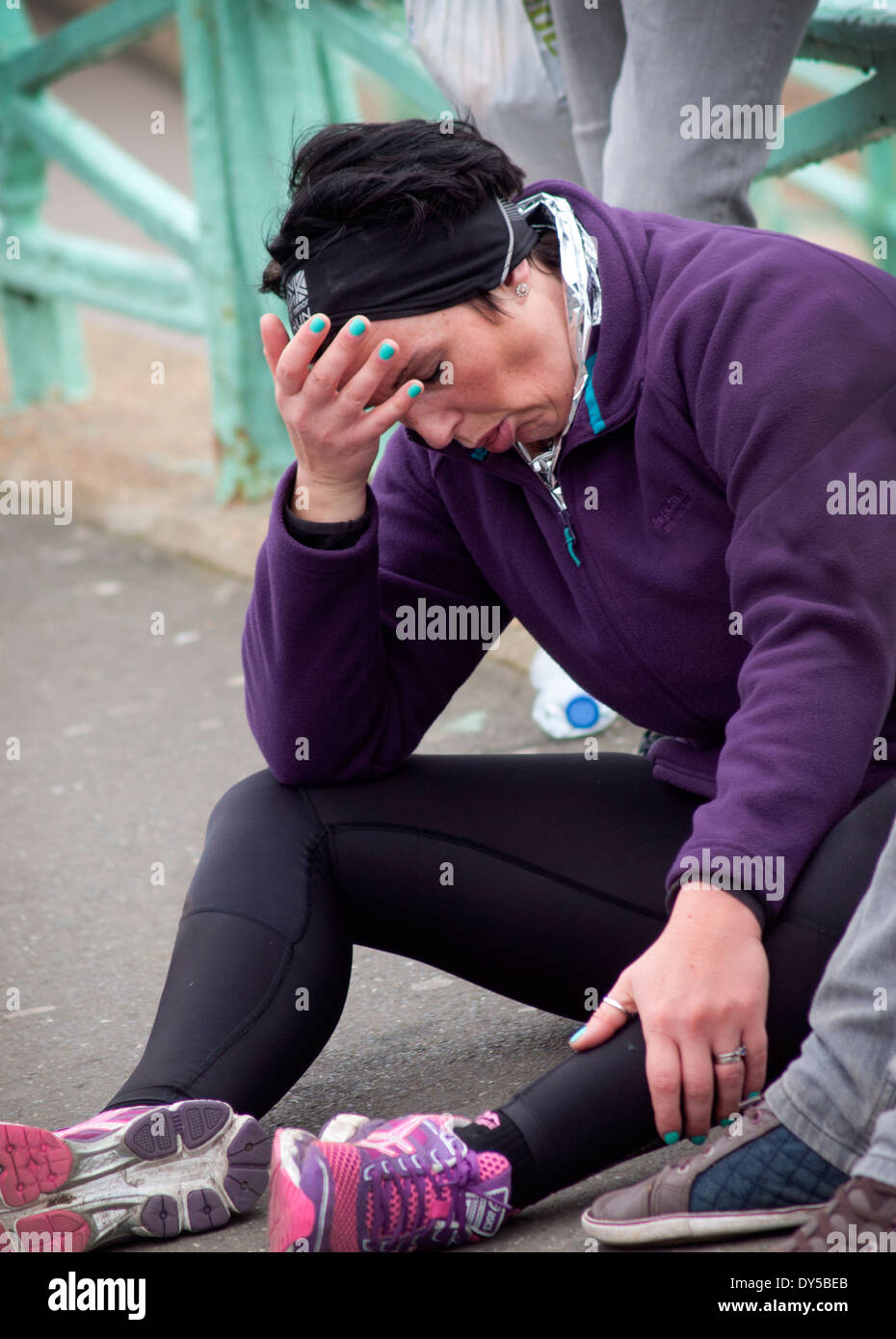 Collapsed runner hi-res stock photography and images - Alamy