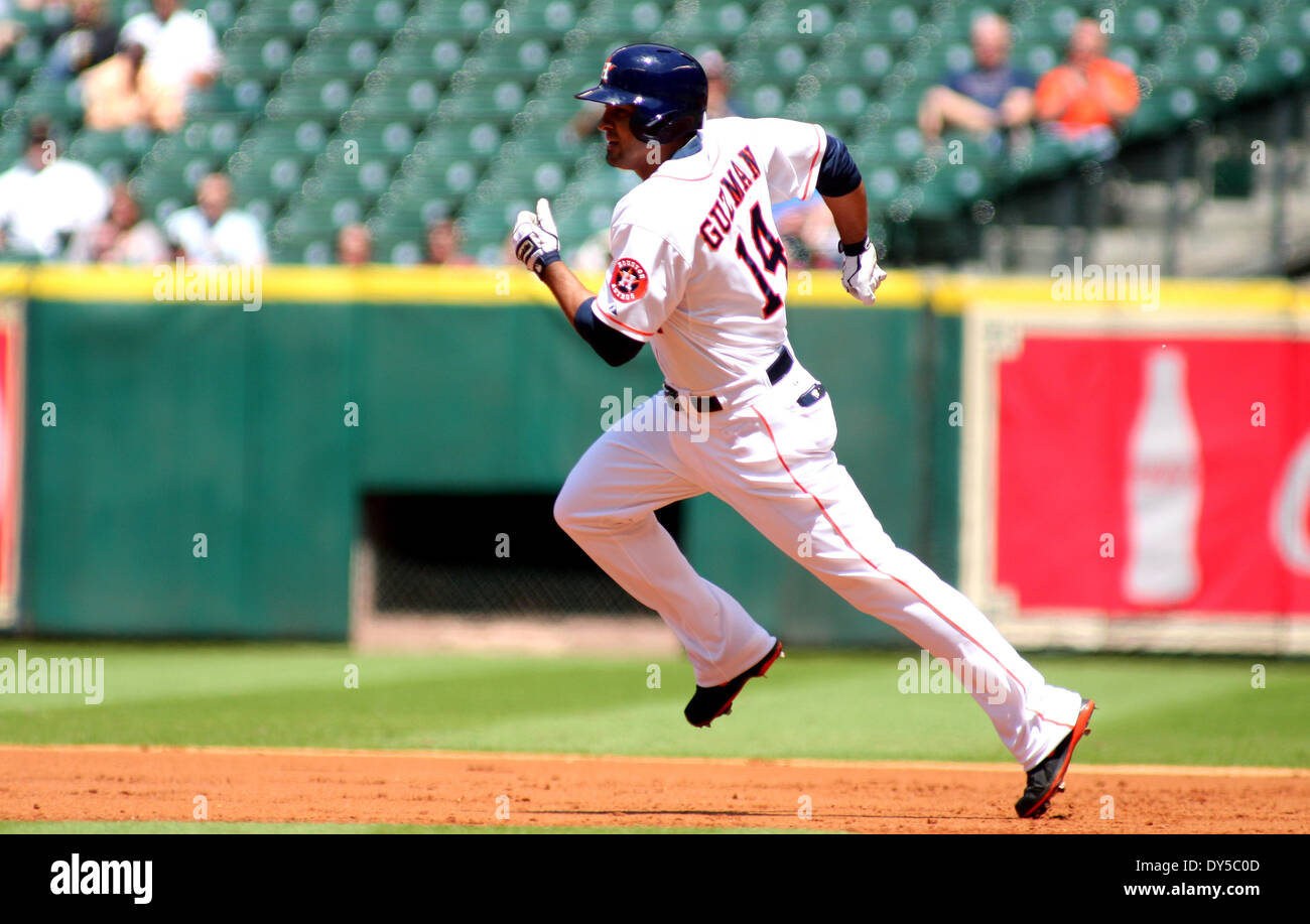 Houston, Texas, USA. 7th Apr, 2014. APR 07 2014: Houston Astros first ...