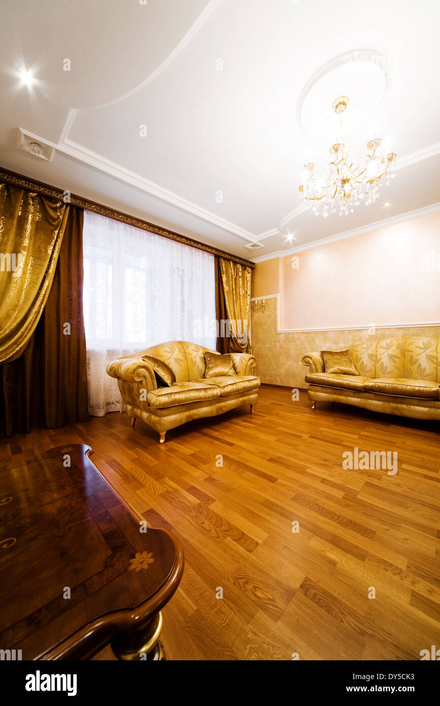 Beautiful divan in a room to rich flat Stock Photo - Alamy