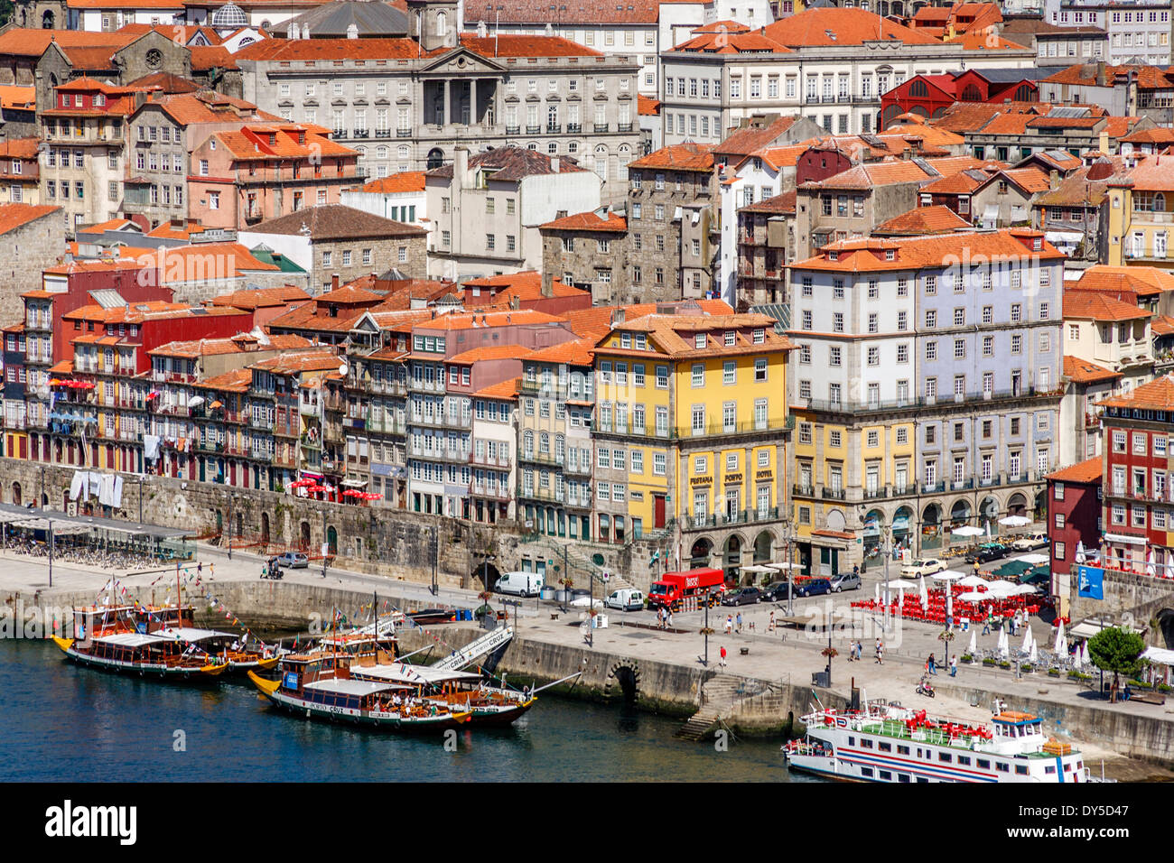 Ribeira Houses, Ribeira District, Porto, Portugal Stock Photo - Alamy