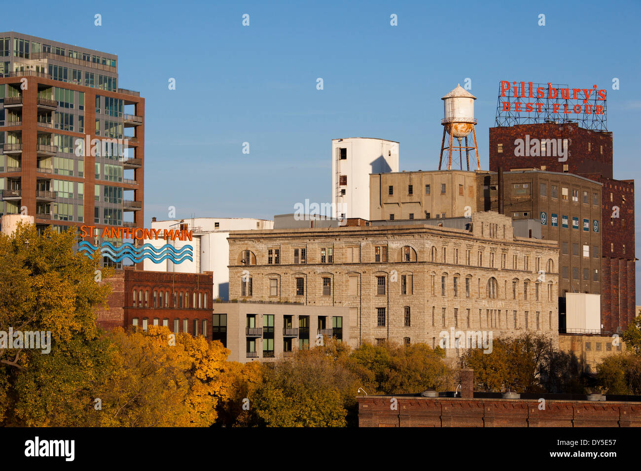 Elevated view of the st anthony main area hi-res stock photography and ...