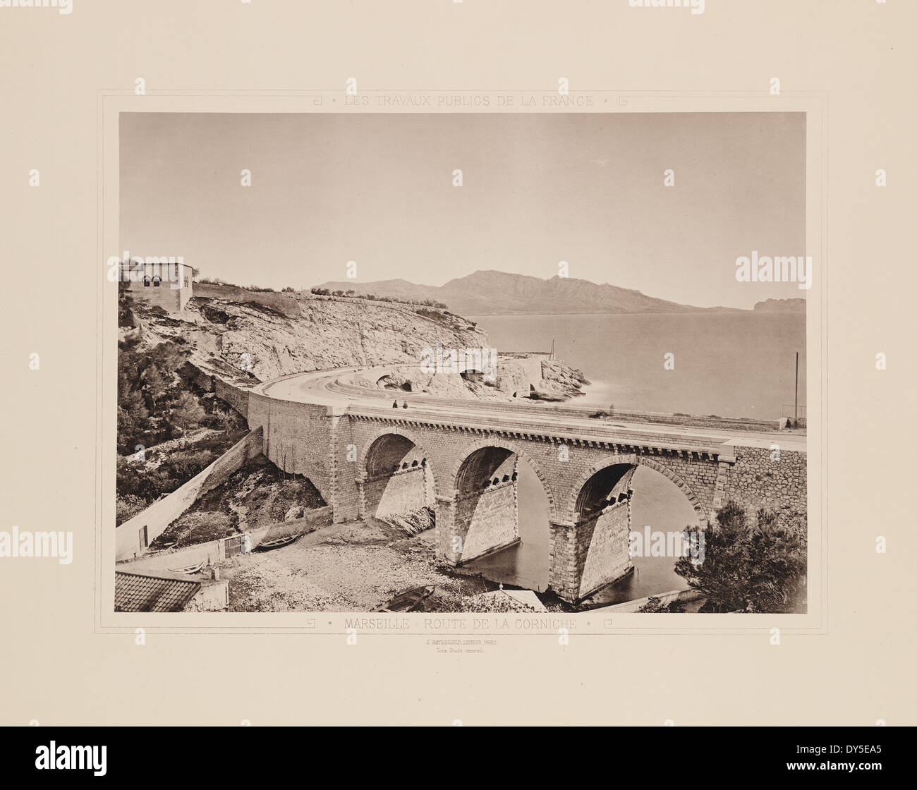 The Route de la Corniche in Marseille, France, is a scenic coastal road ...