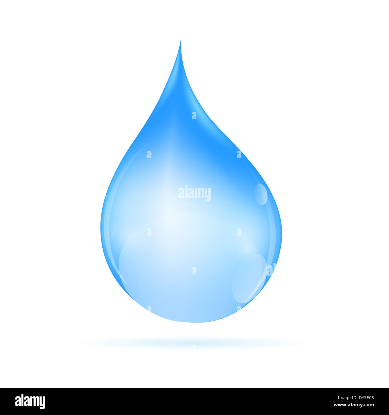 Water Drop Vector Illustration Stock Photo - Alamy