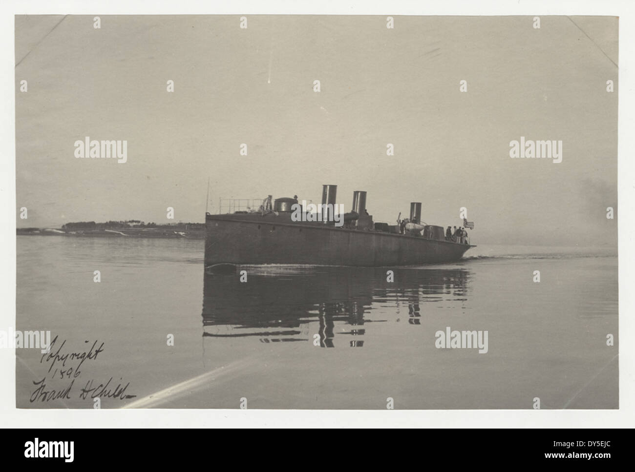 The USS Porter (TB-6) is a torpedo boat built by Herreshoff ...