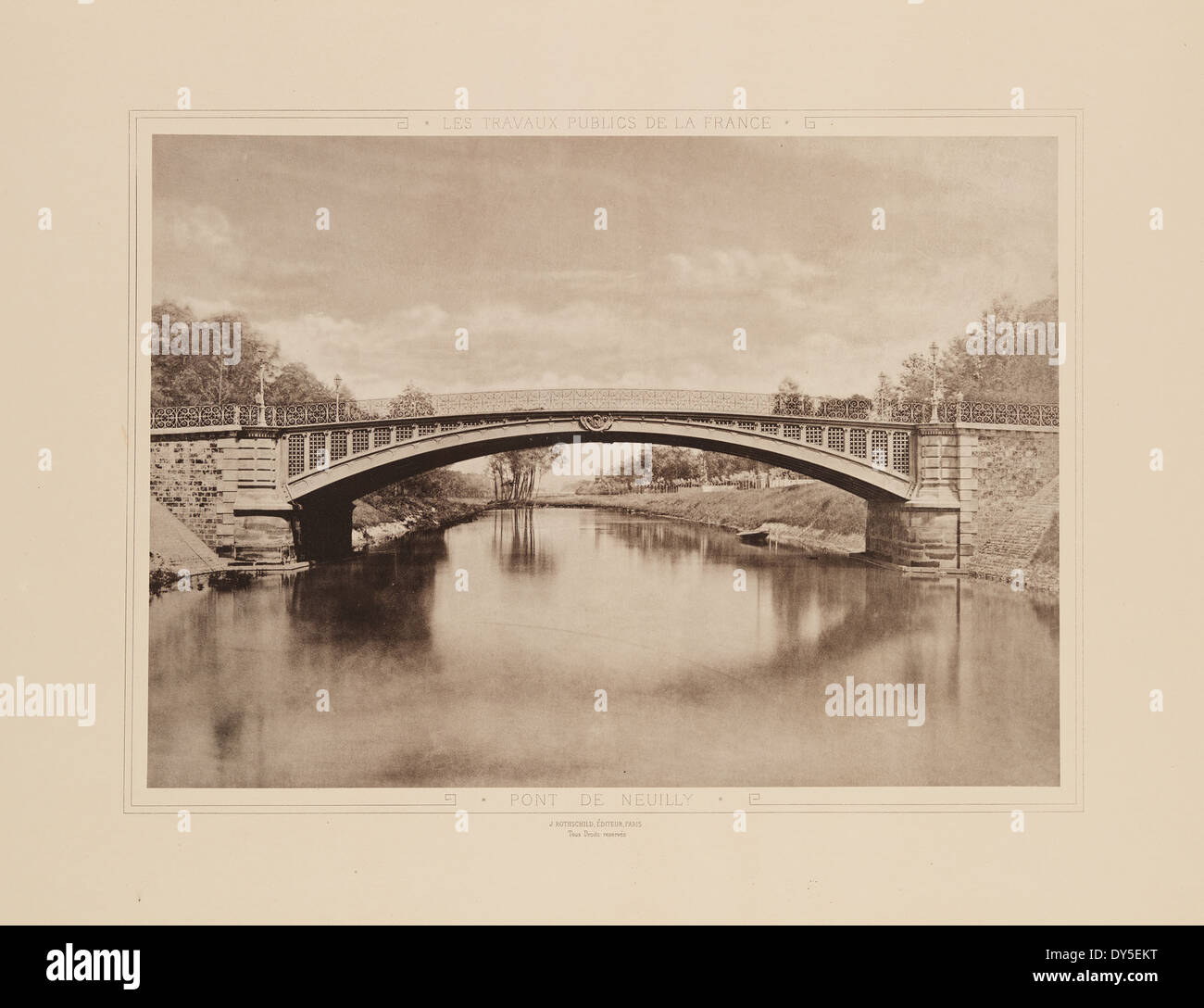 The Pont de Neuilly is a bridge over the Seine River in Paris, France ...