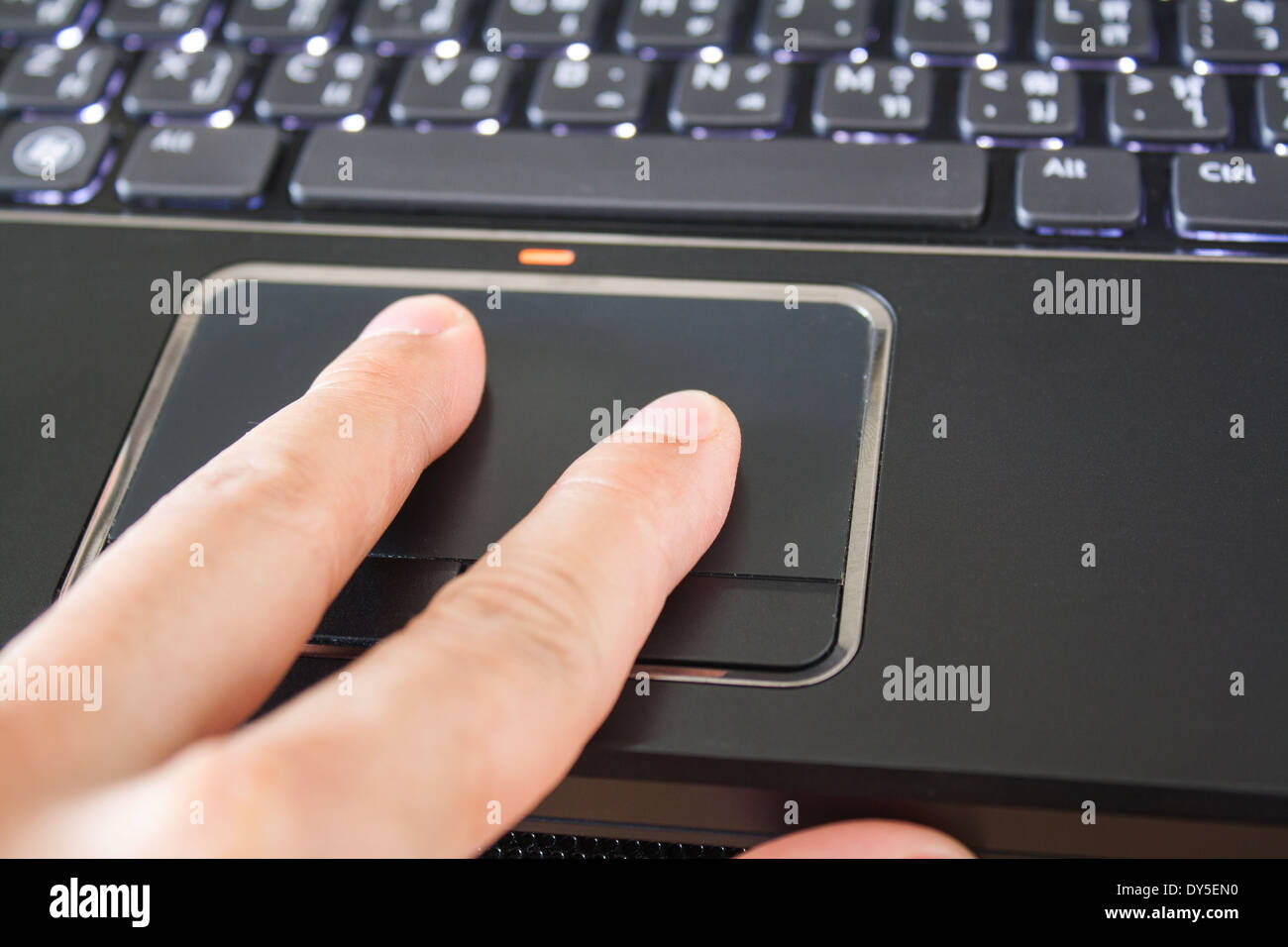 Laptop touchpad hi-res stock photography and images - Alamy