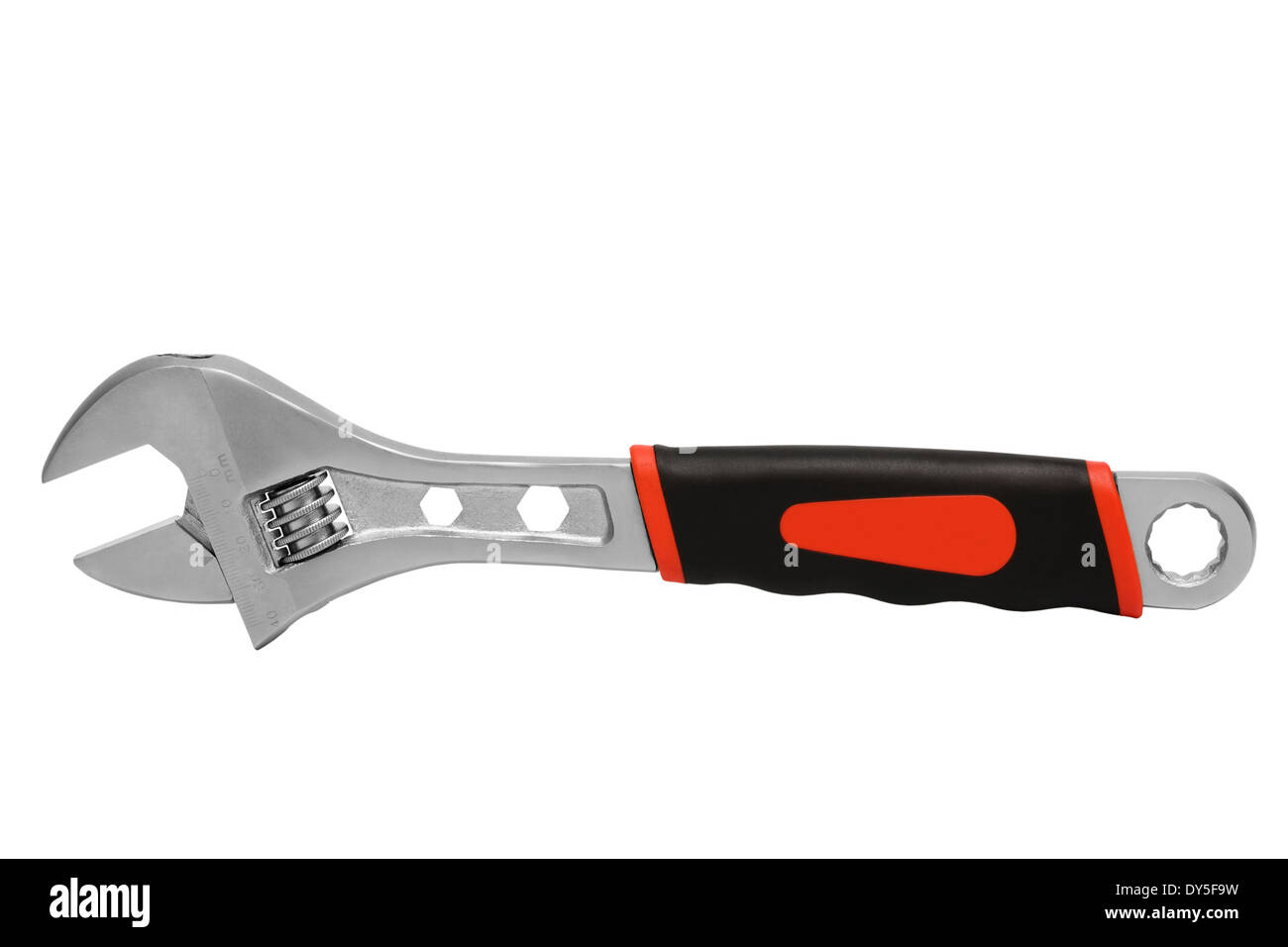 Modern and convenient wrench on a white background Stock Photo - Alamy