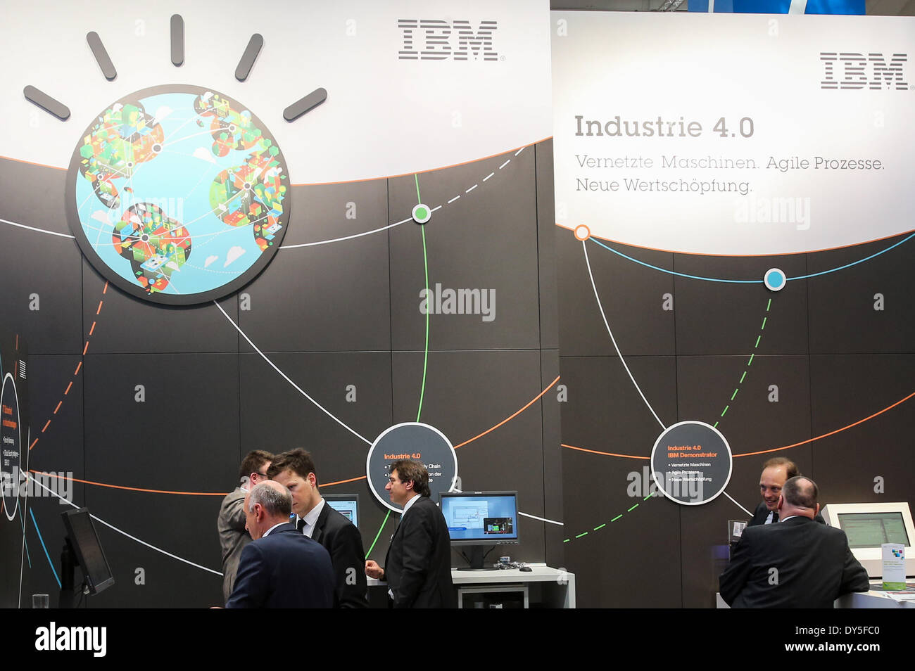 Ibm hanover trade fair hi-res stock photography and images - Alamy