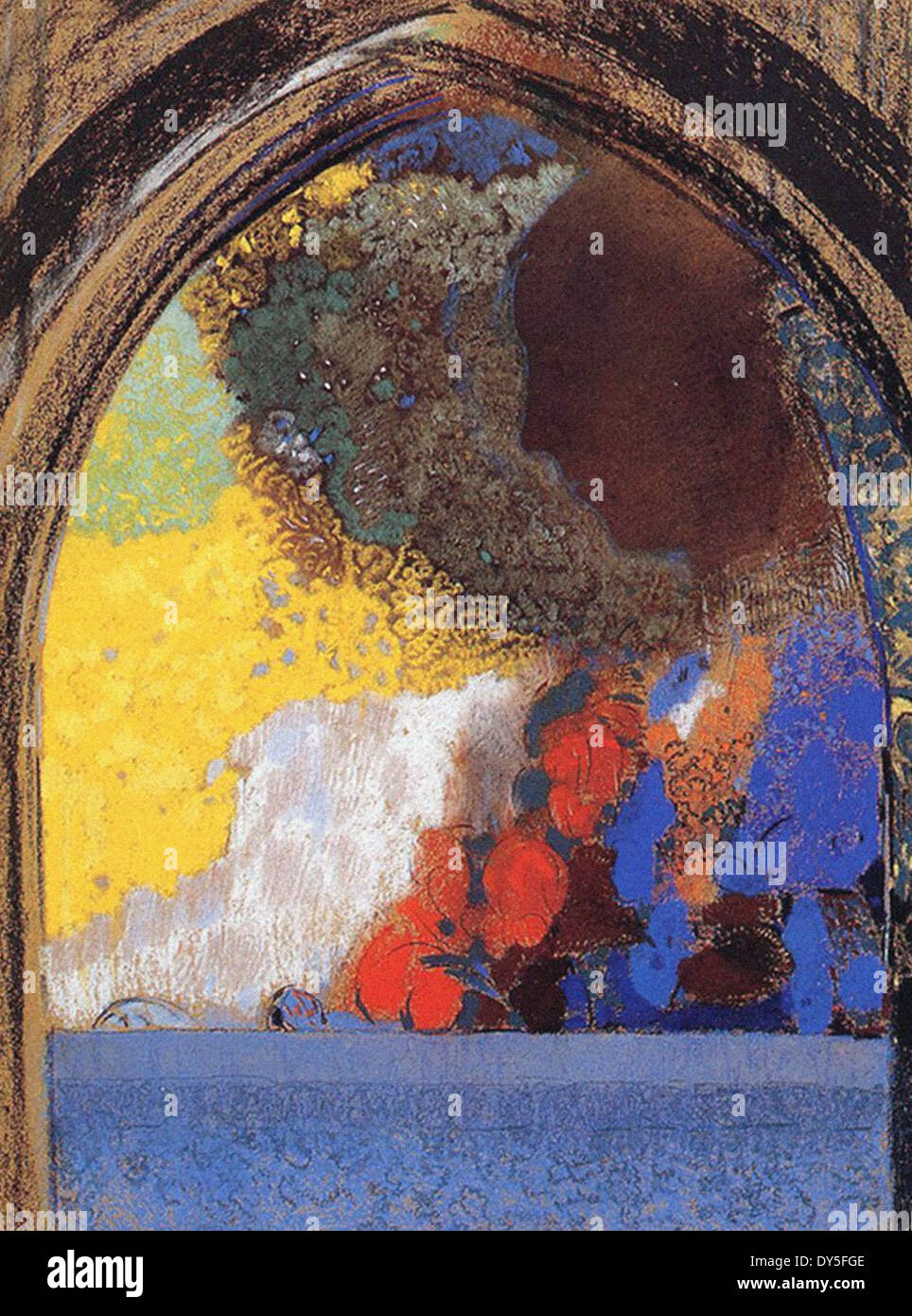 Odilon Redon The Window Stock Photo - Alamy