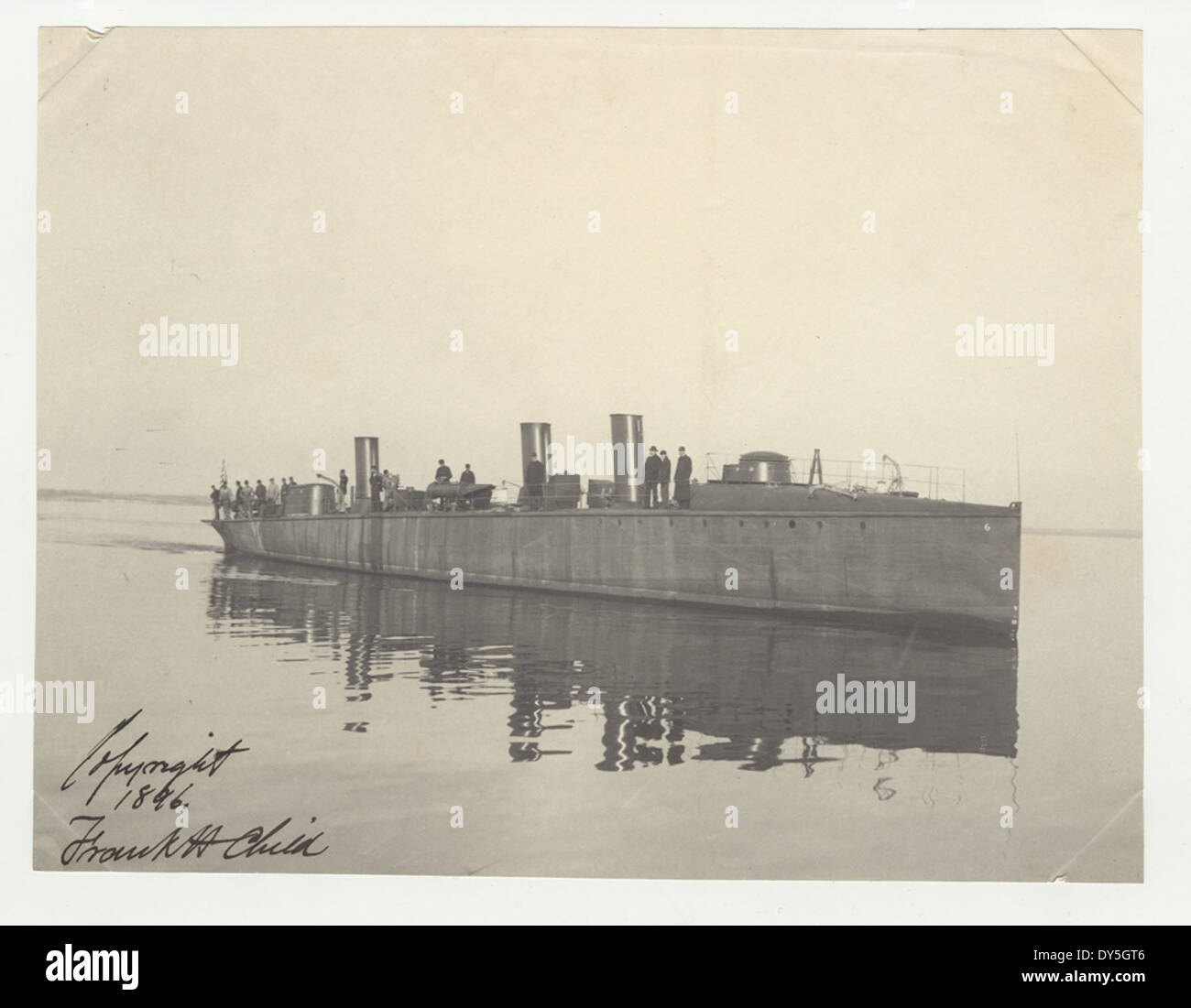 The USS Porter (TB-6), a torpedo boat built by Herreshoff Manufacturing ...
