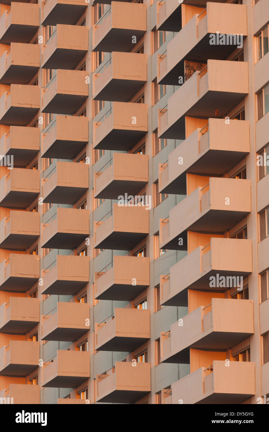 Balconies of the regency tower hi-res stock photography and images - Alamy