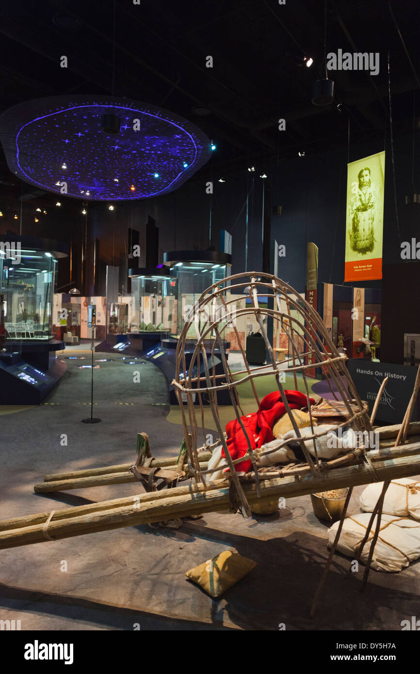 USA, Oklahoma, Oklahoma City, Oklahoma History Center, Native American ...