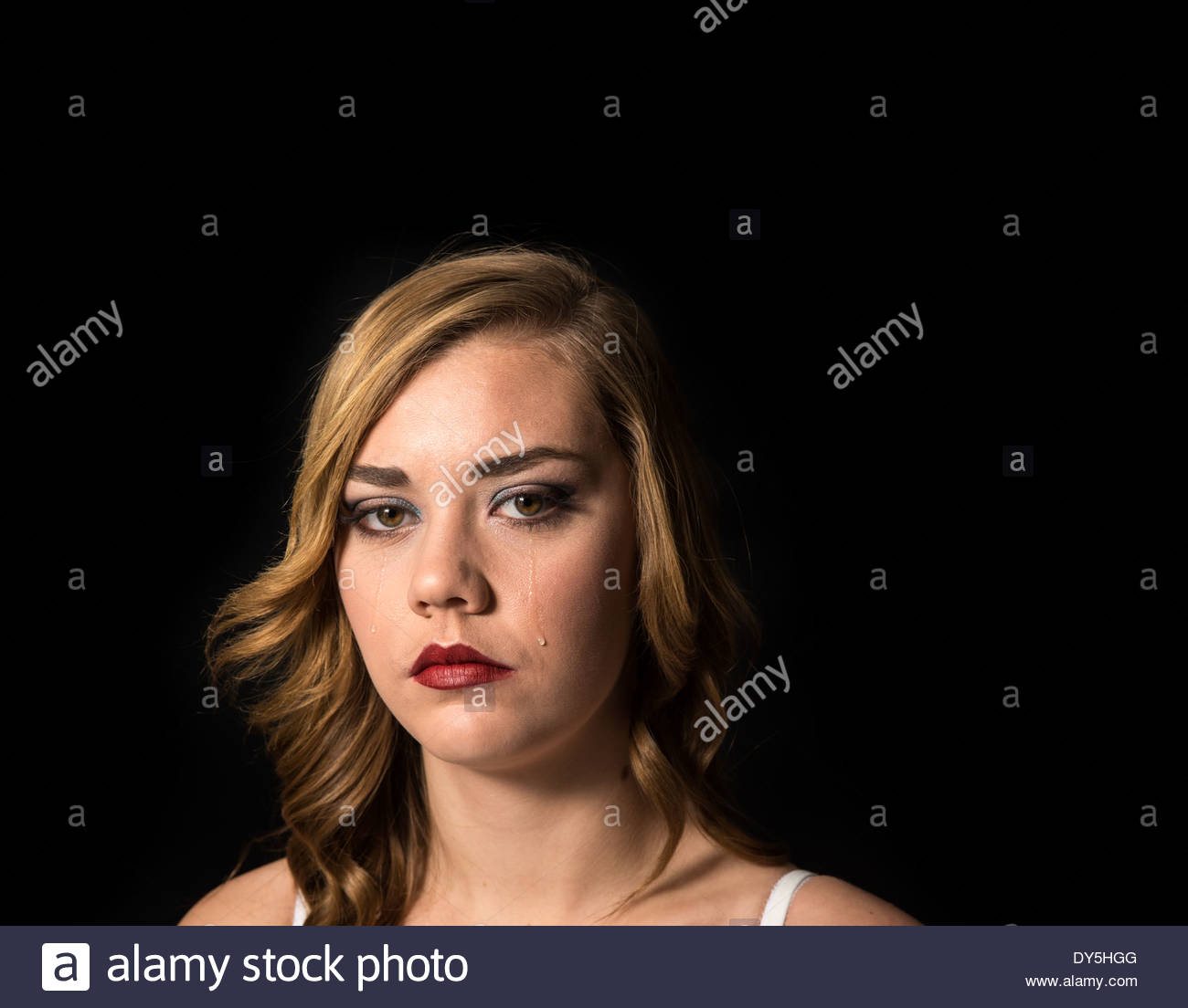 Tears On Cheek Stock Photos & Tears On Cheek Stock Images - Alamy