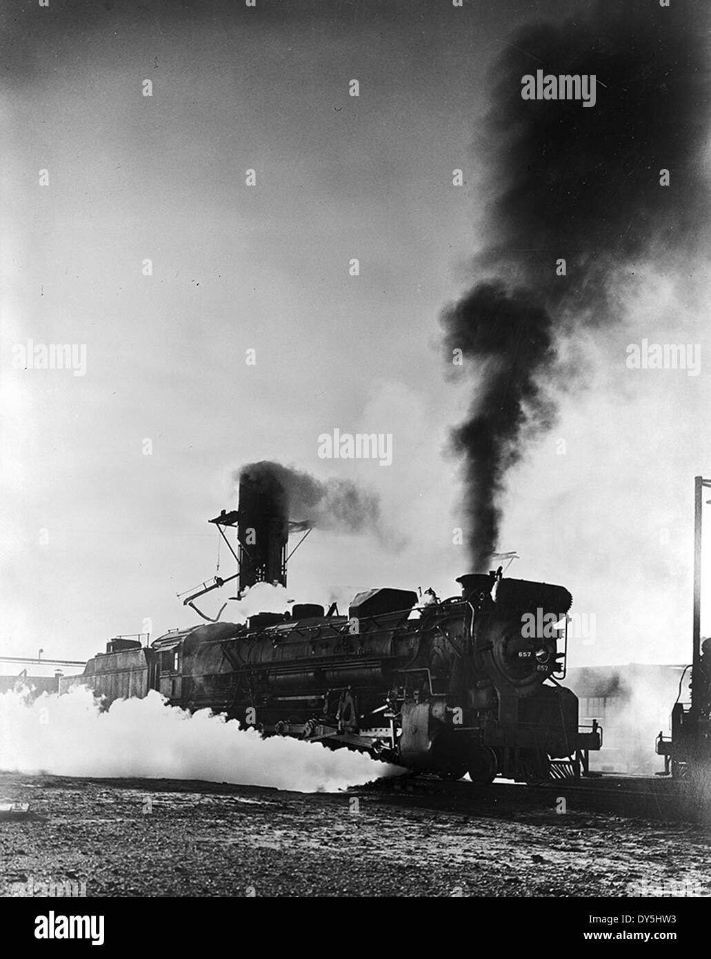 Locomotive 657 in operation at the Texas & Pacific Railway Company ...