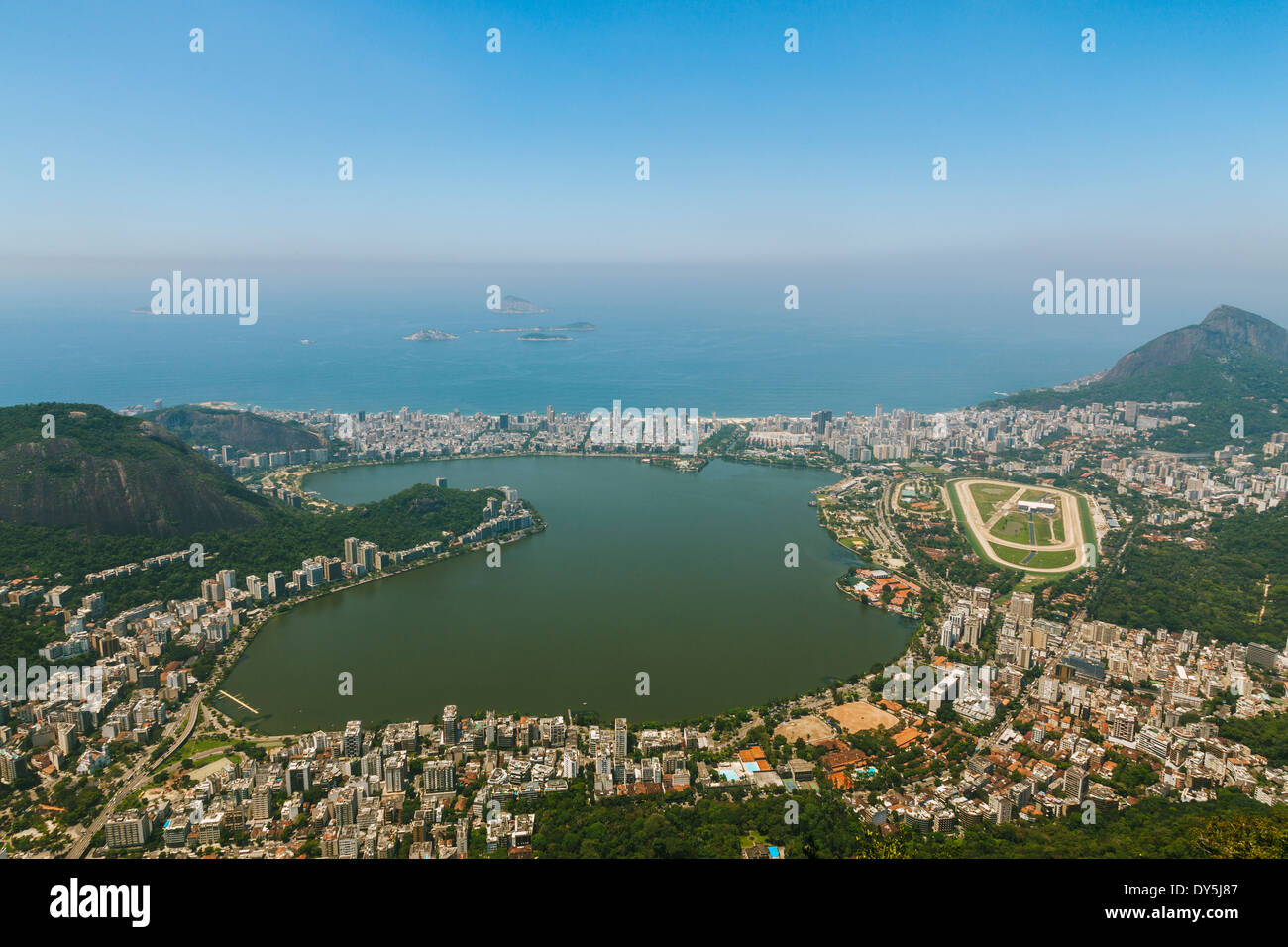 Aerial view over Rio de Janeiro Brazil Stock Photo - Alamy