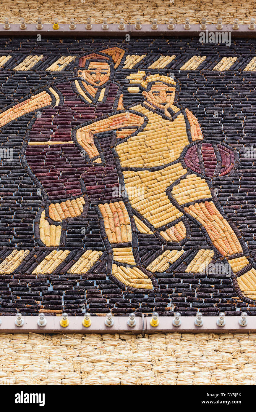 USA, South Dakota, Mitchell, Mitchell Corn Palace, building exterior ...