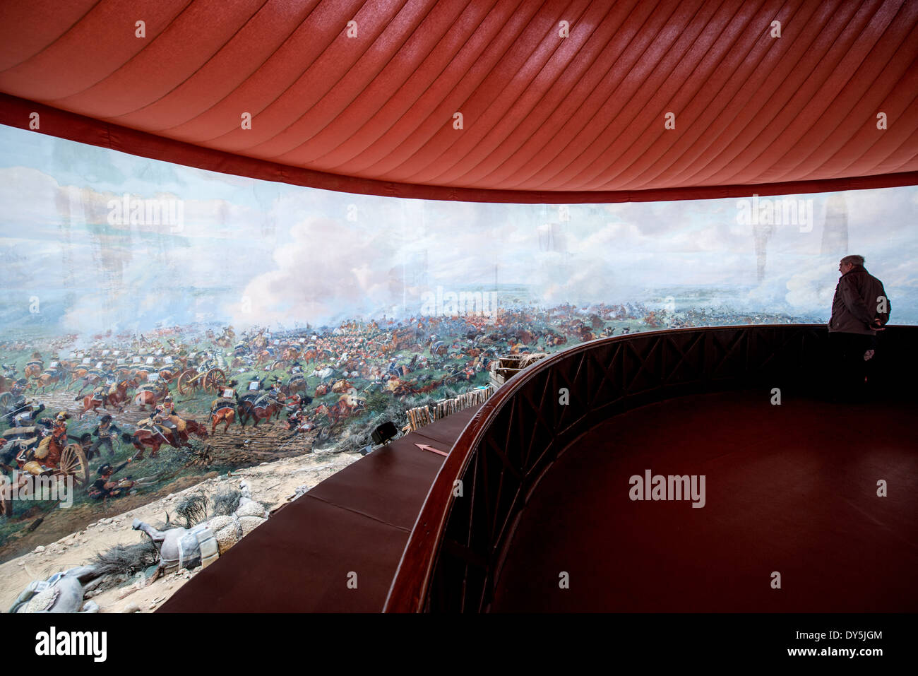 Panorama Battle Waterloo Painted Louis High Resolution Stock ...