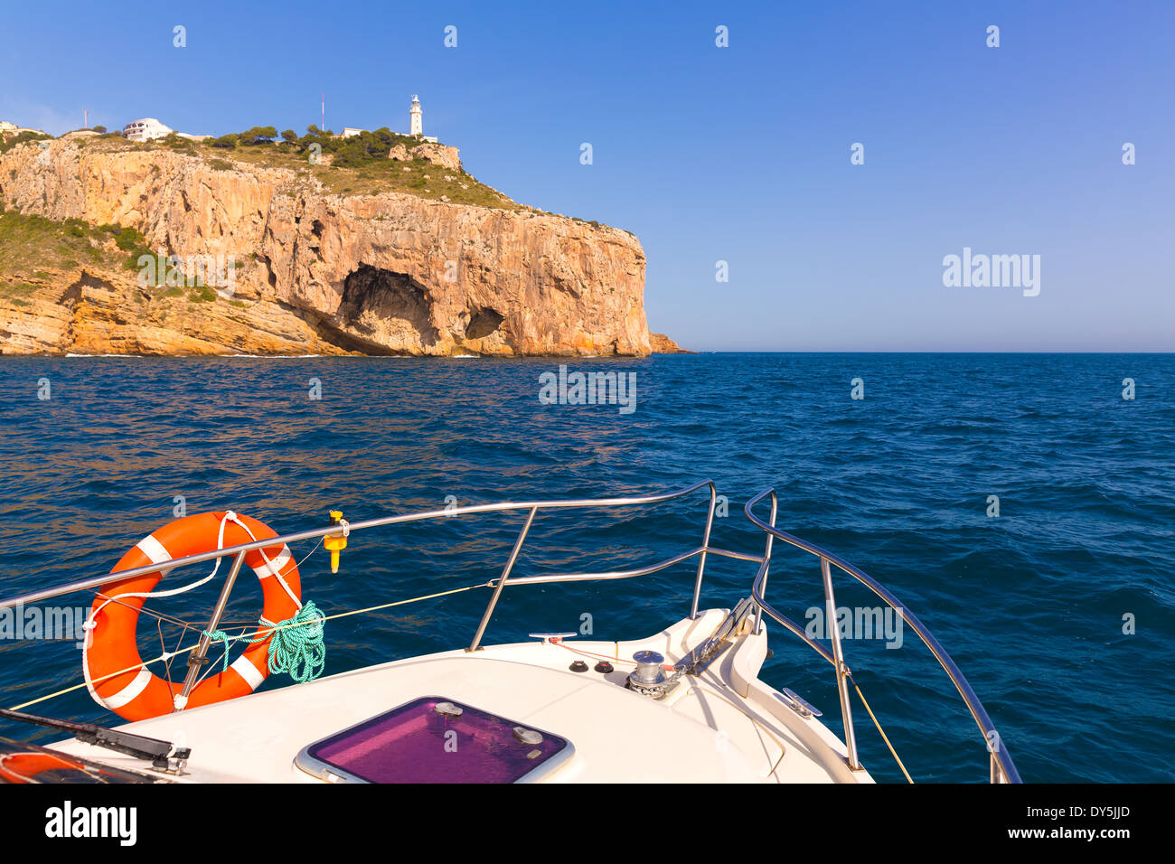 Javea Cabo de la Nao Lighthouse cape in Xabia Mediterranean Alicante at ...