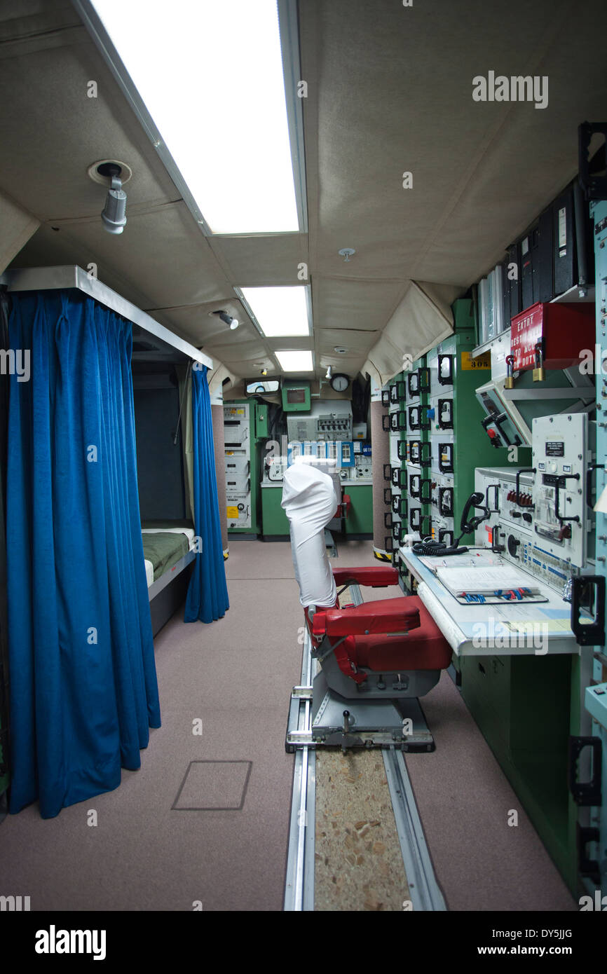 USA, South Dakota, Philip, Minuteman II ICBM missile underground launch ...