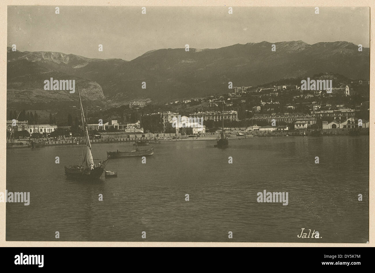Jalta, a city on the southern coast of the Crimean Peninsula, was an ...