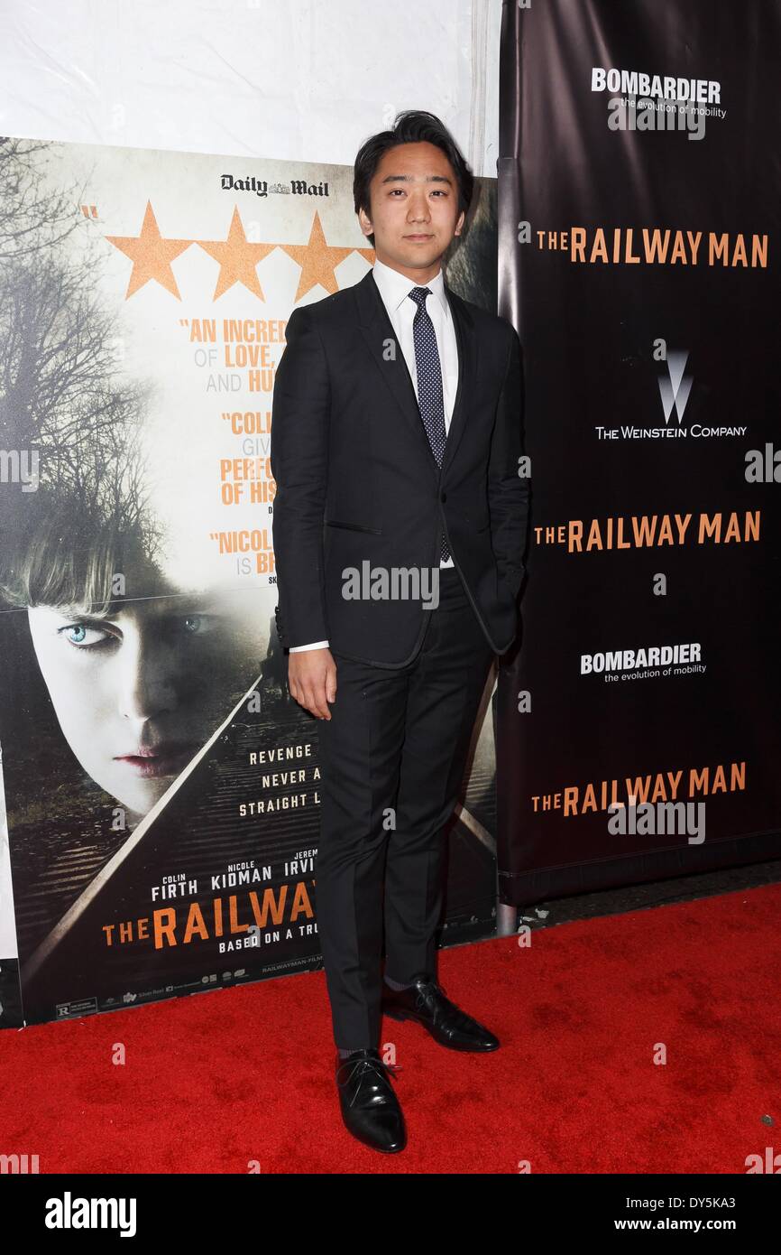 New York, NY, USA. 7th Apr, 2014. Tanroh Ishida at arrivals for THE RAILWAY MAN Premiere, The ...