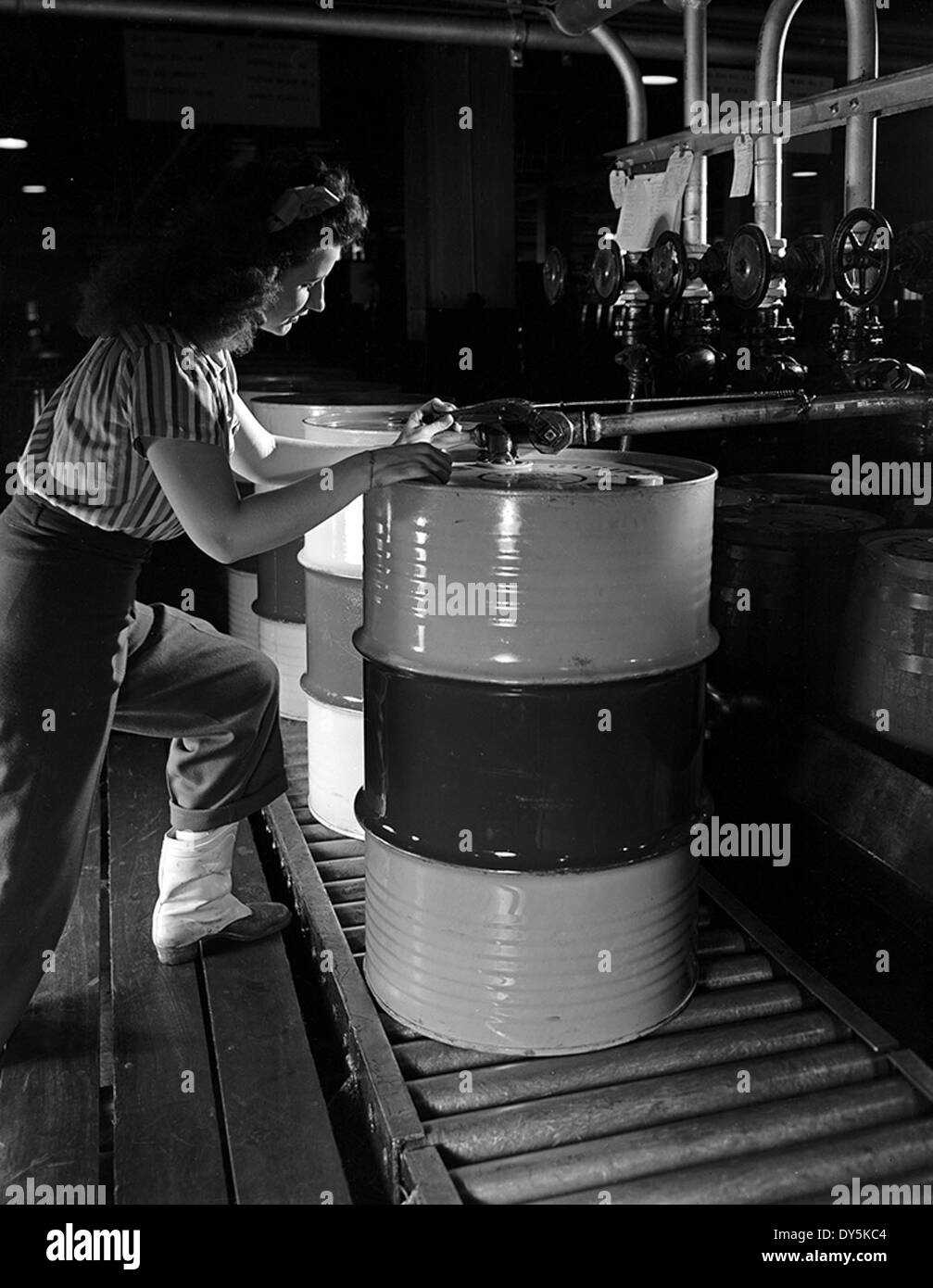 The Texas Company (Texaco) refinery in Port Arthur, Texas, is an ...