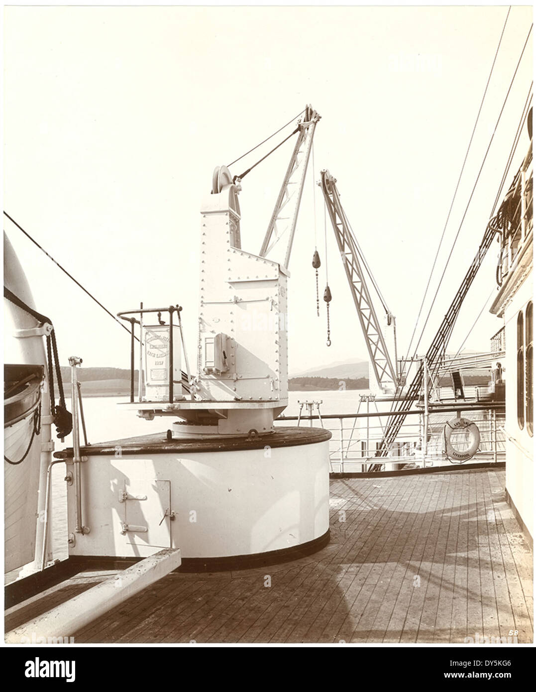 Deck machinery hi-res stock photography and images - Alamy