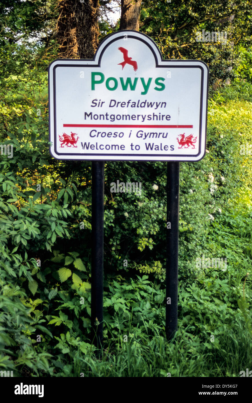 Welcome to wales sign border hi-res stock photography and images - Alamy