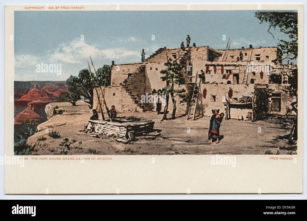 The Hopi House at the Grand Canyon in Arizona is a historic structure ...