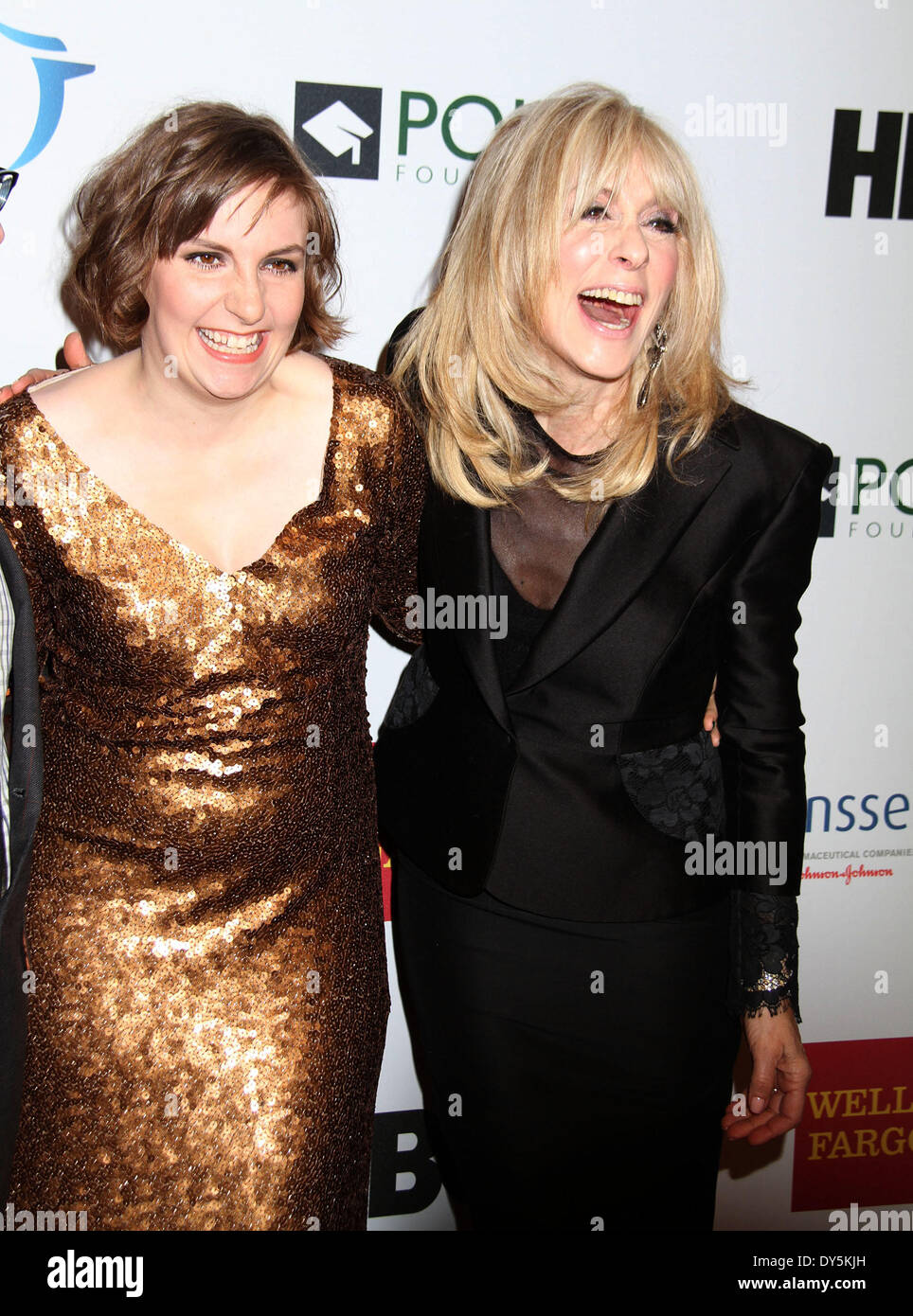 New York, New York, USA. 7th Apr, 2014. Actresses LENA DUNHAM and ...