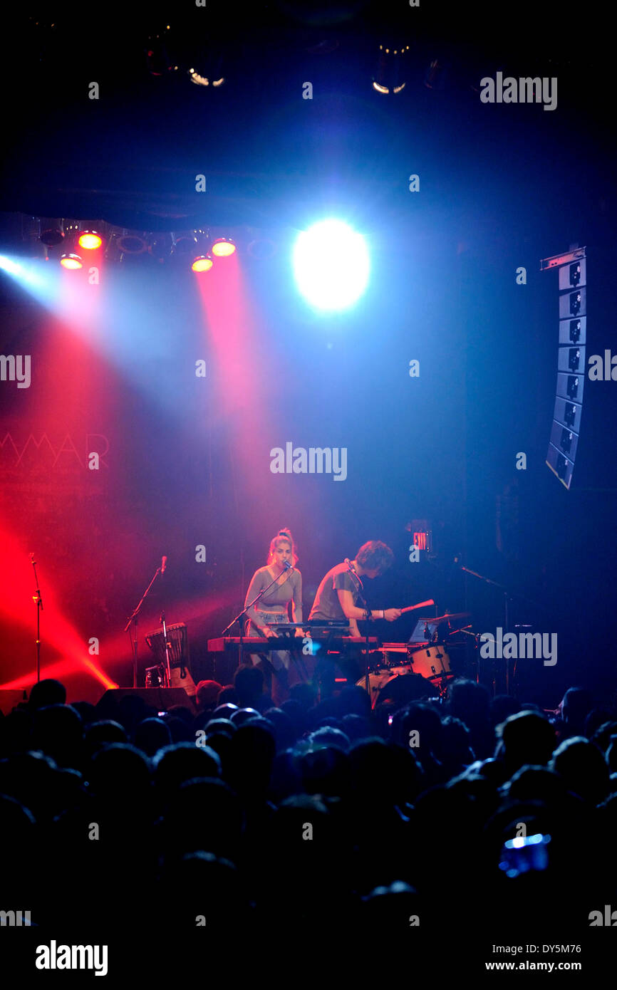 Toronto, Canada. 7th Apr 2014. British trio band LONDON GRAMMAR with ...